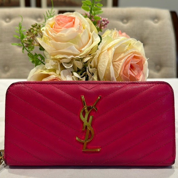 Yves Saint Laurent | Bags | Authentic Ysl Zippy Wallet | Poshmark